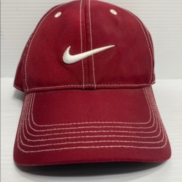 Nike | Accessories | Nike Golf Hat Adjustable Back Maroon | Poshmark